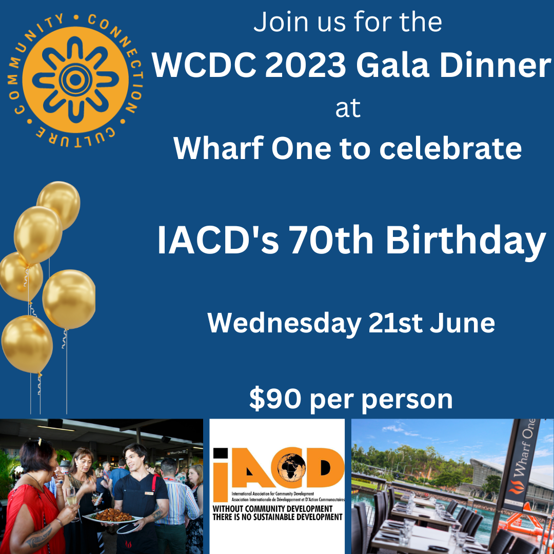 Happy 70th Birthday IACD – 2023 World Community Development Conference ...